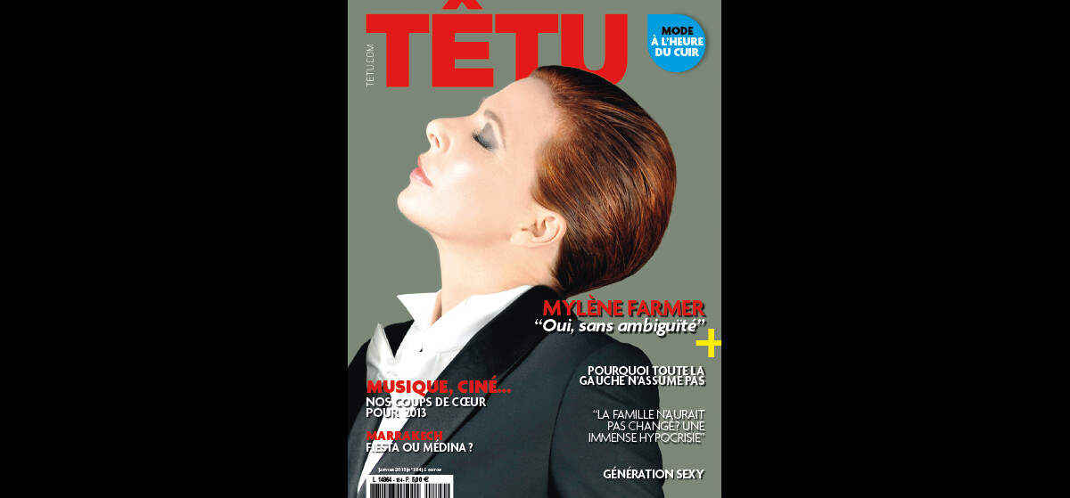 Photo : Couverture du magazine Têtu de Janvier 2013, en kiosques le 19 ...