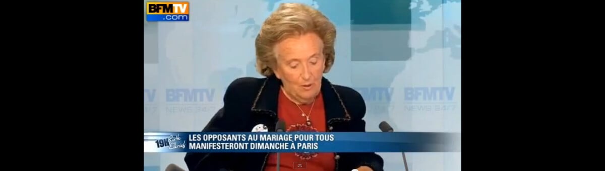 Vidéo : Bernadette Chirac s'exprimant sur BFM TV le mercredi 9 janvier ...