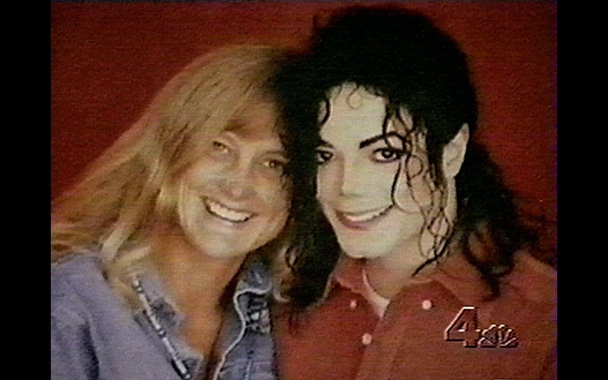 Photo : Debbie Rowe et Michael Jackson sur NBC. - Purepeople