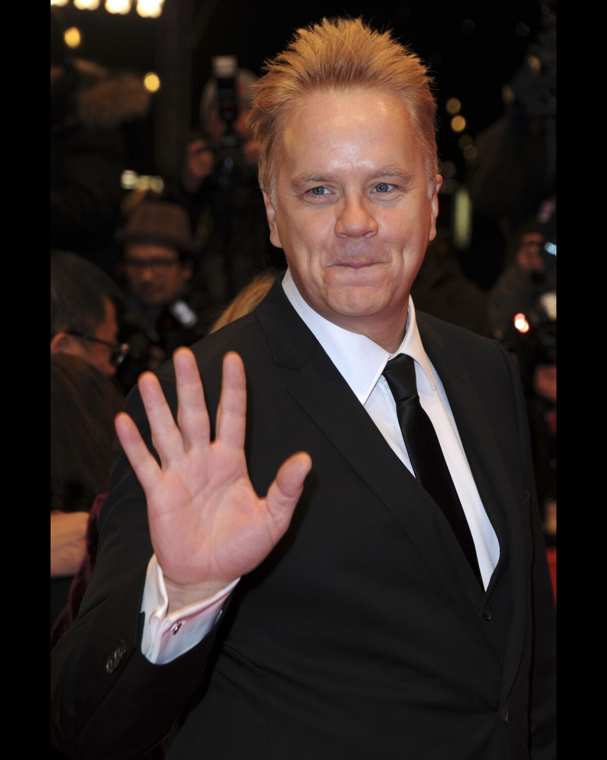Photo : Tim Robbins, membre du jury, à la première du film Side Effects ...