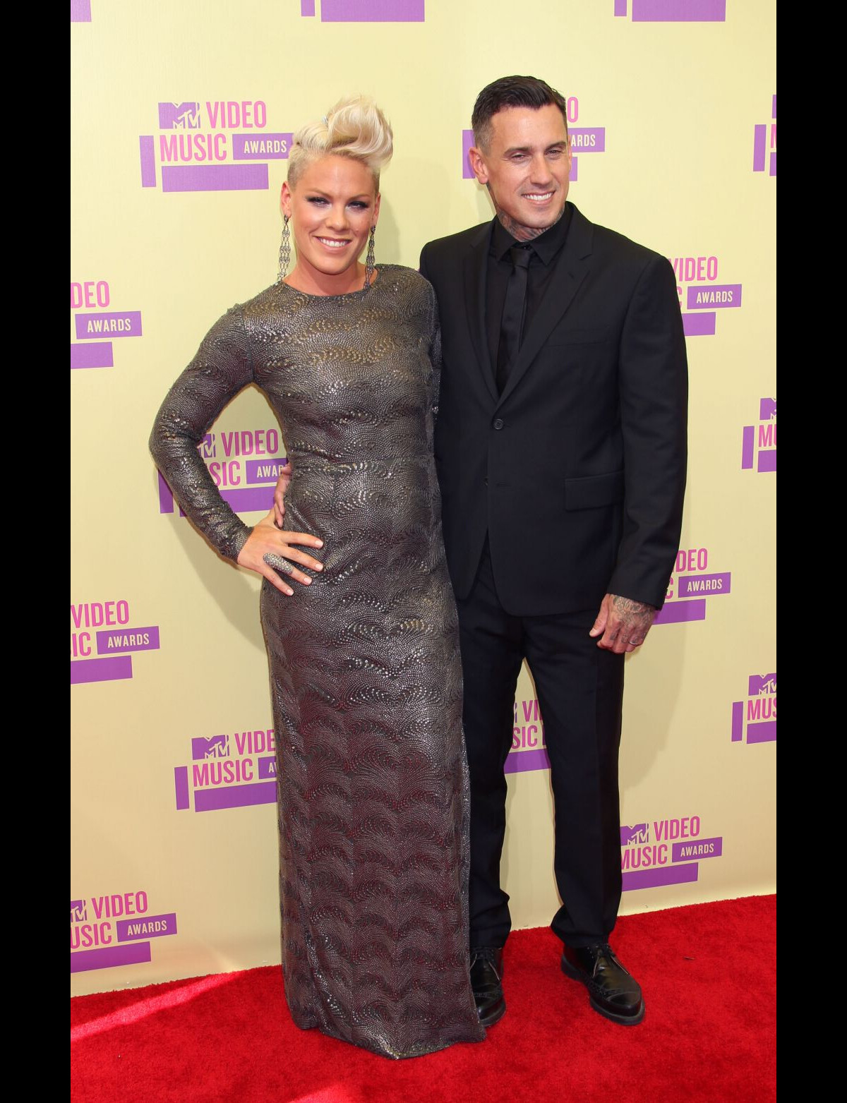 Photo : Pink et son mari Carey Hart, le 6 septembre 2012 à Los Angeles ...