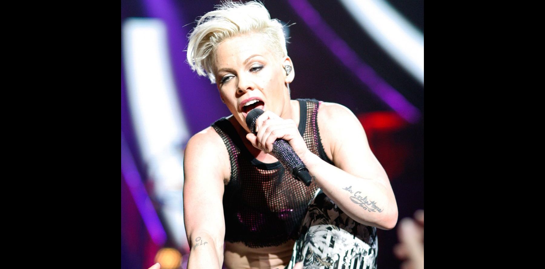 Pink : Face à une bagarre de fans en plein concert, elle réplique avec ...
