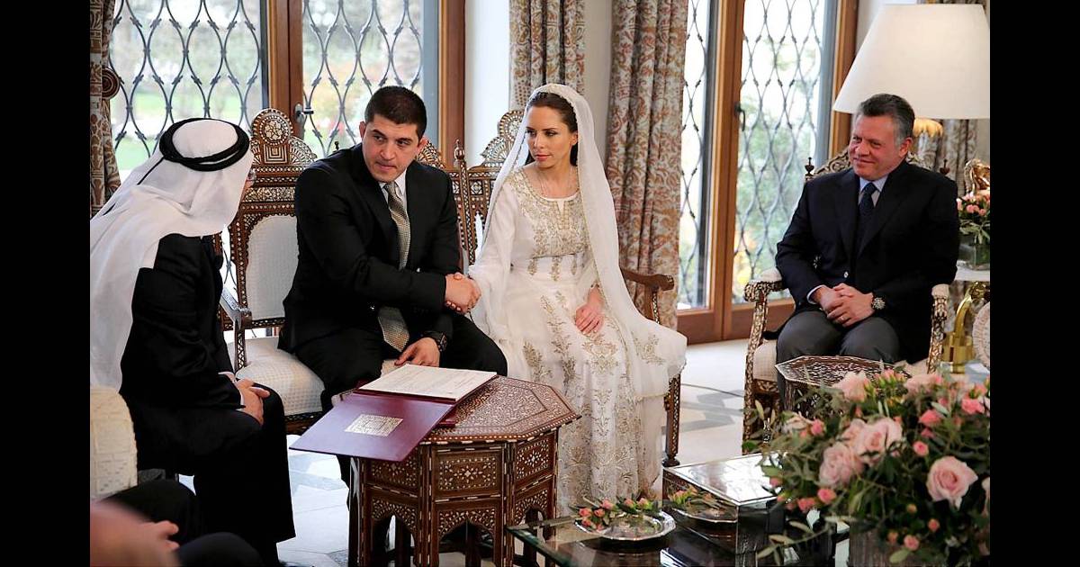 Princesse Iman de Jordanie : Sublime lors de son mariage avec Zaid ...