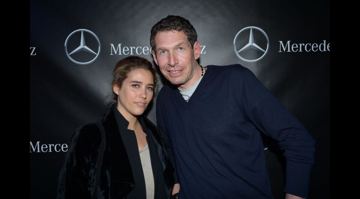 Photo : Till Conrad avec Vahina Giocante à Paris, le 11 avril 2013 ...