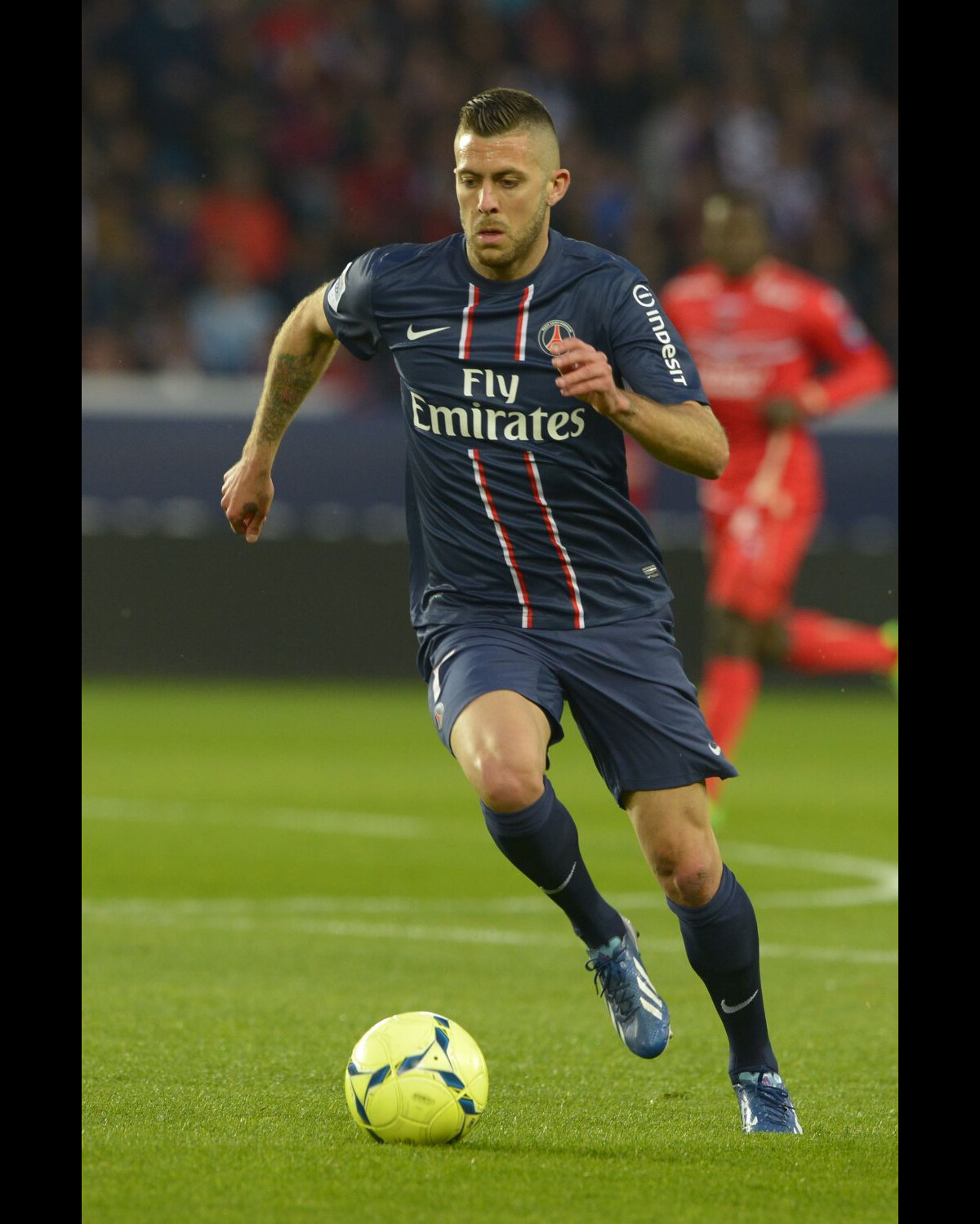 Photo : Jérémy Menez pendant le match entre le PSG et Valenciennes (1-1 ...