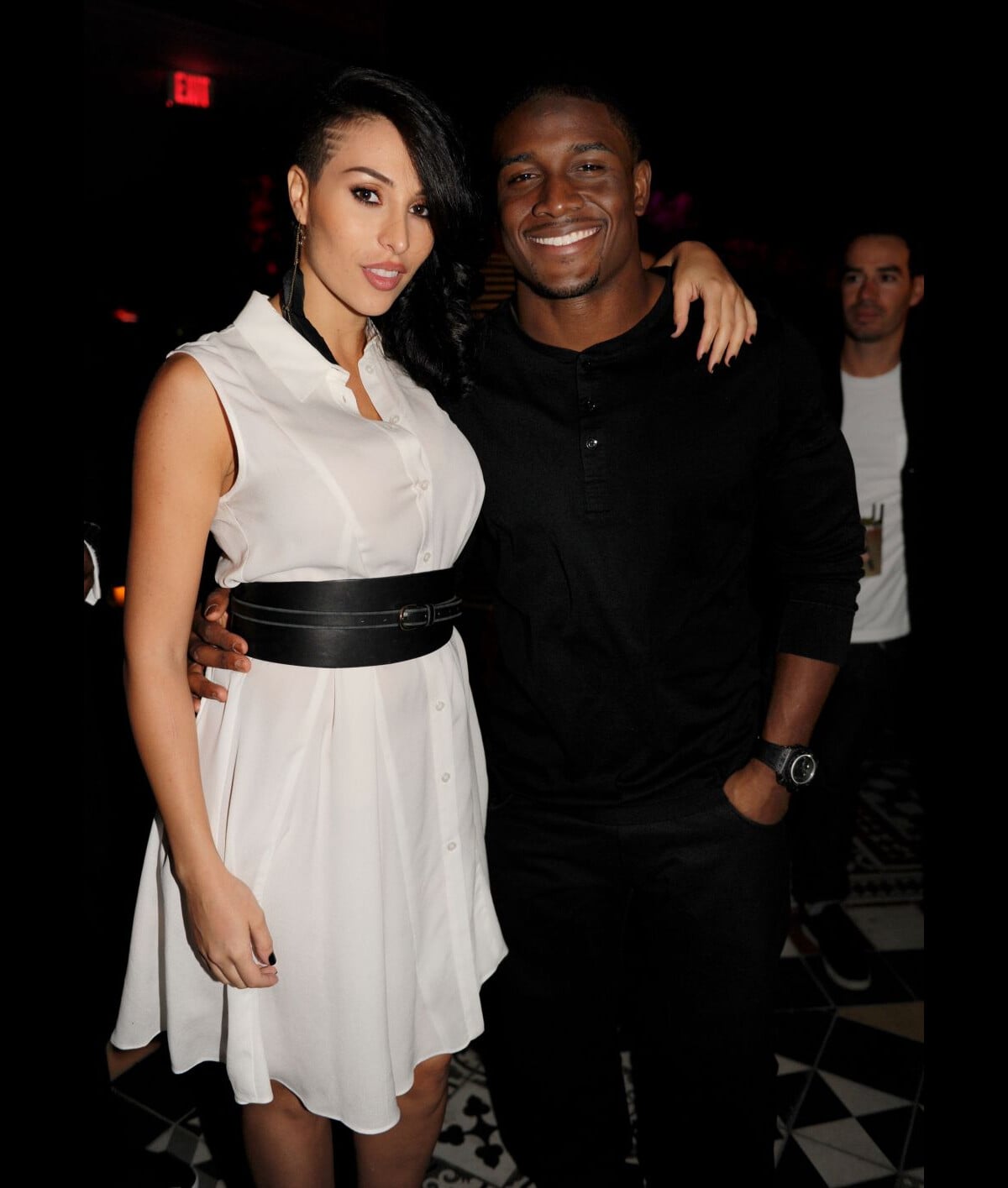 Photo : Lilit Avagyan et Reggie Bush lors de la soirée d'ouverture du ...