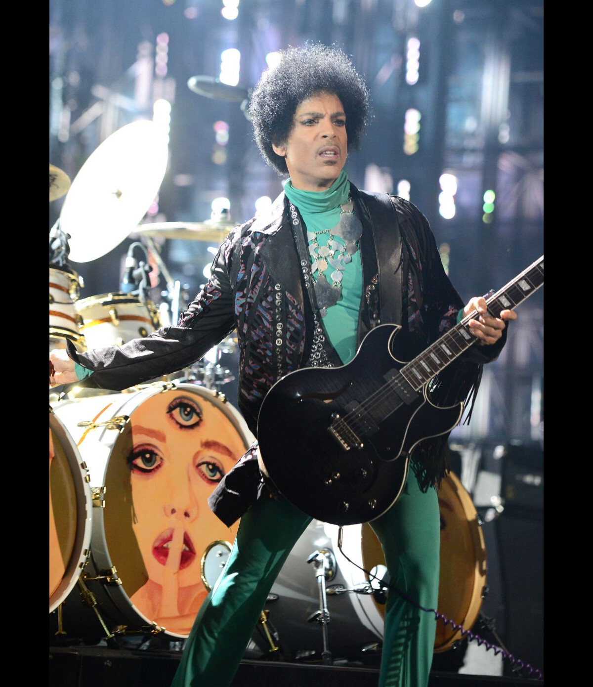 Photo : Prince lors des Billboard Music Awards à Las Vegas, le 19 mai ...