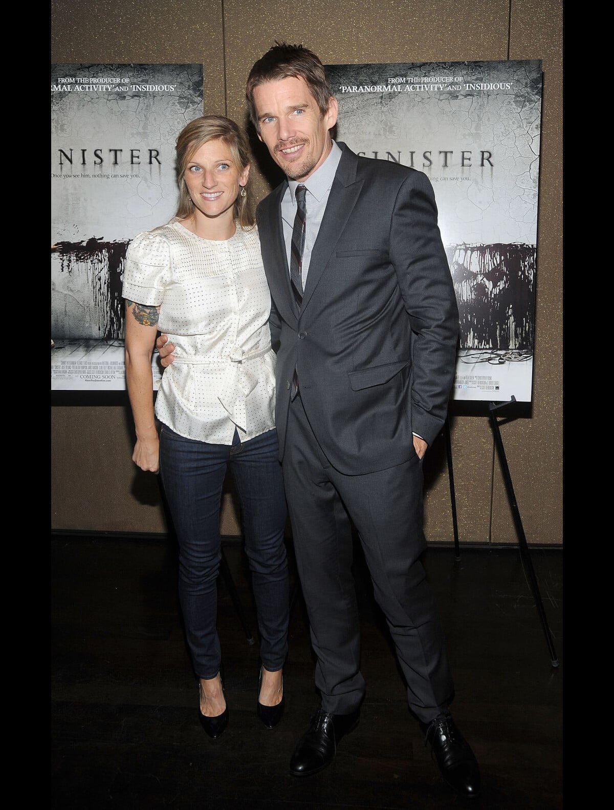 Photo : Ethan Hawke et sa femme Ryan Shawhughes à New York pour la ...