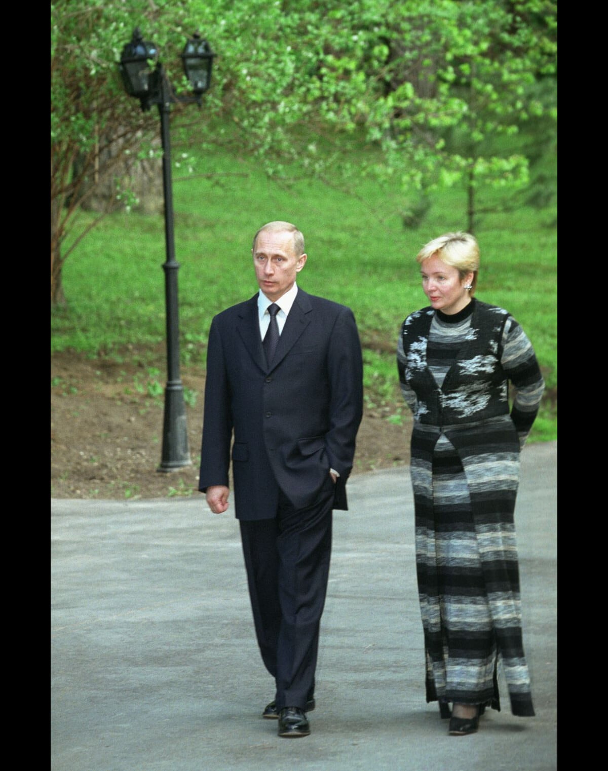 Photo : Vladimir Poutine et sa femme Lyudmila 03/05/2003 - Moscou ...