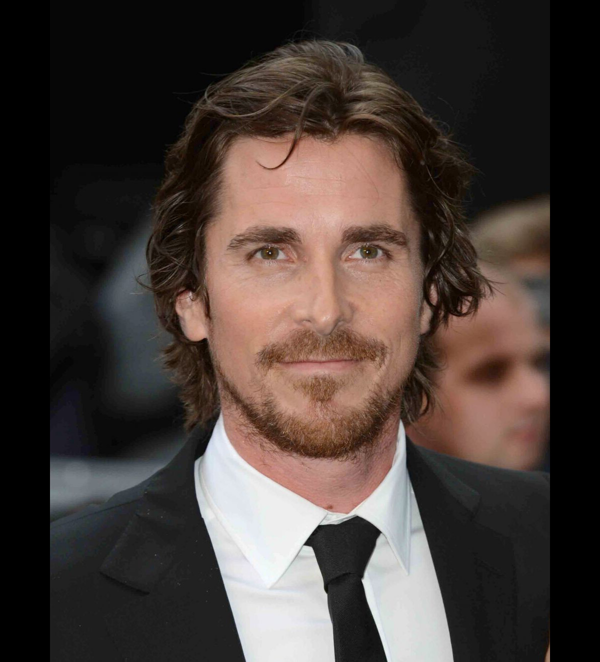 Photo : Christian Bale à la première de The Dark Knight Rises à Londres ...