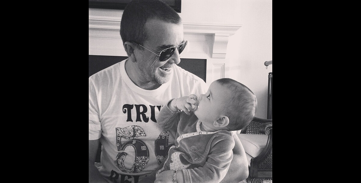 Photo : Instagram Jade Foret : Arnaud Lagardère et l'adorable Livia ...