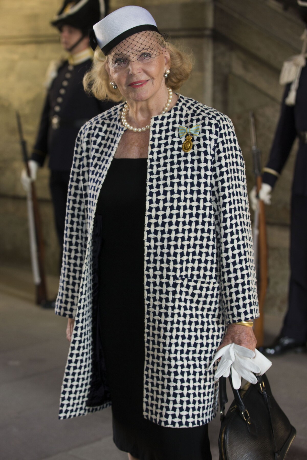 Photo : La comtesse Marianne Bernadotte au palais à Stockholm le 15 ...