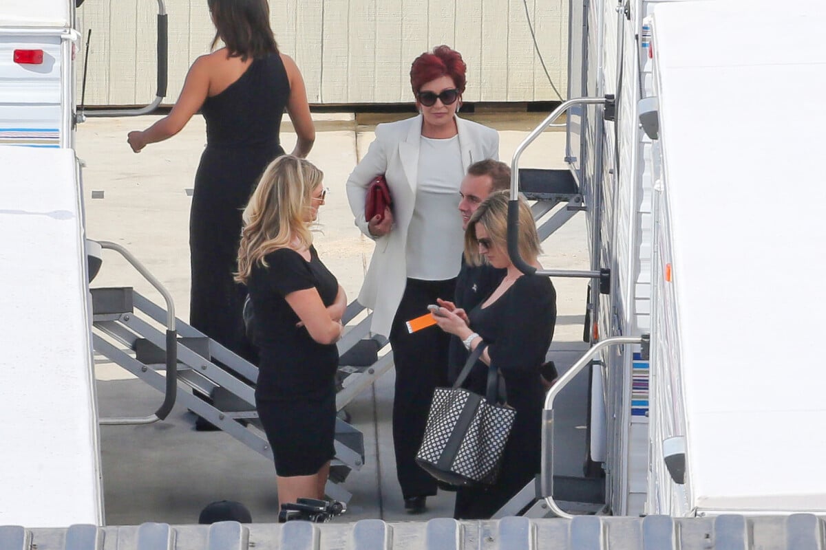Photo : Ozzy Osbourne, Sharon Osbourne et Lisa Stelly sur le plateau de ...