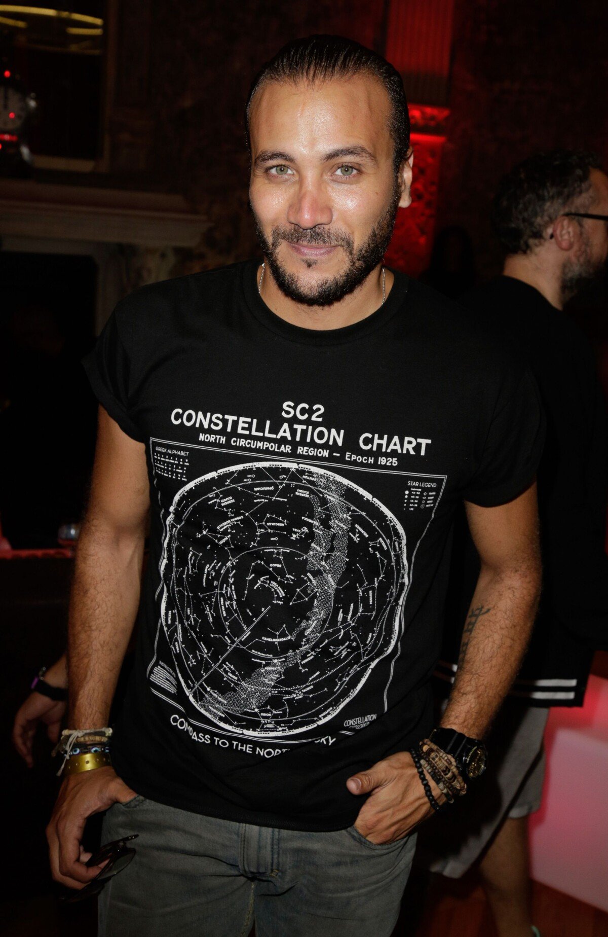 Photo : Merwan Rim lors de la soirée de lancement de FIFA 14 à la Gaîté ...