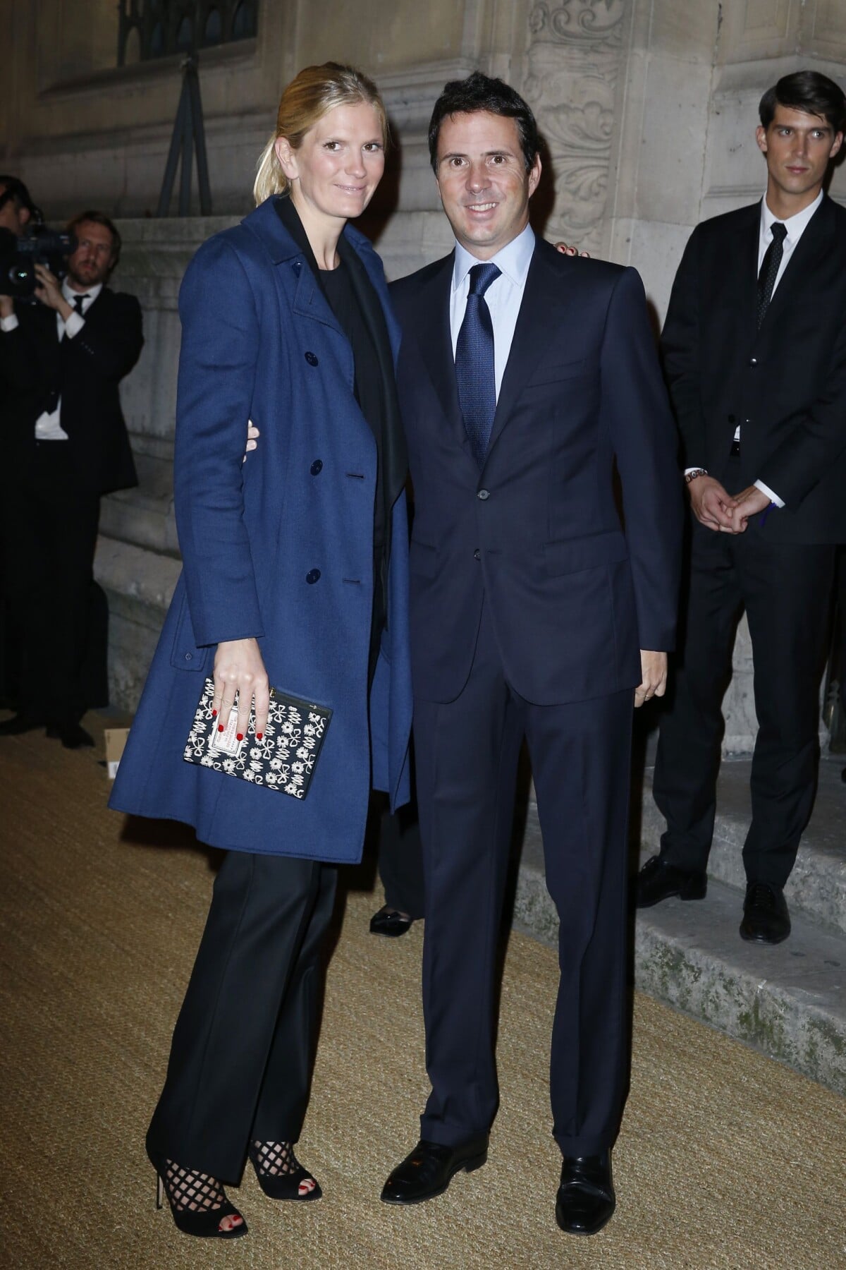 Photo : Ségolène Frère et Ian Gallienne assistent à la présentation de ...