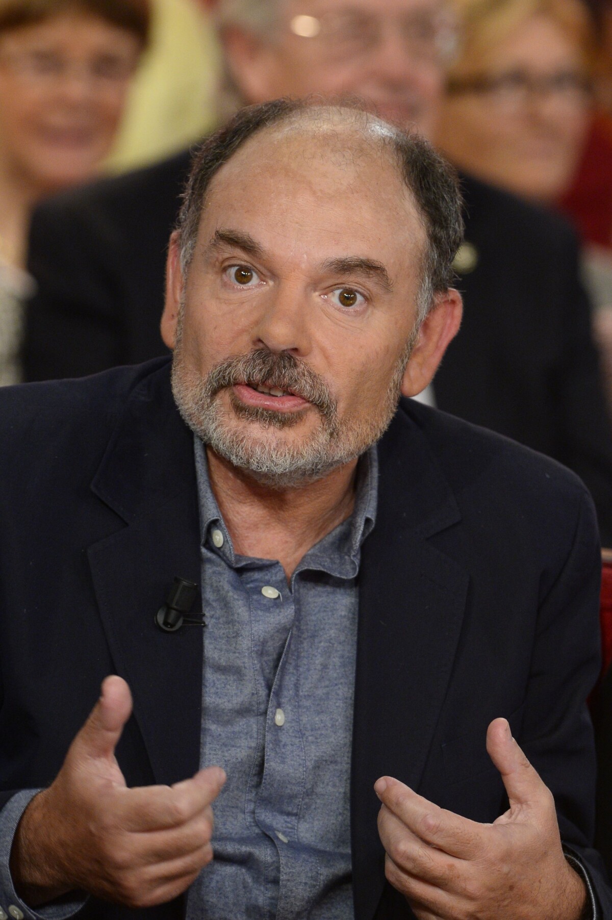 Photo : Jean-Pierre Darroussin lors de l'enregistrement de l'émission ...