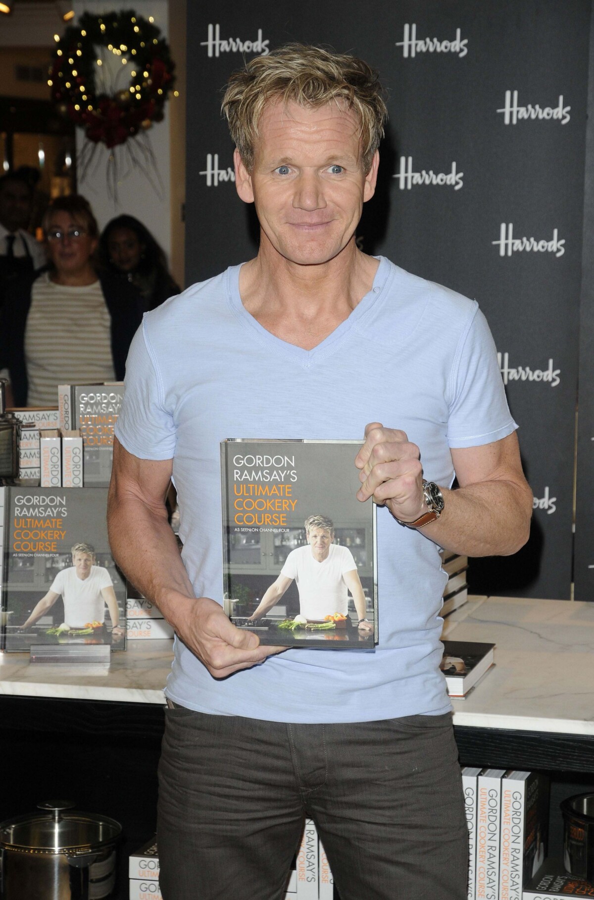 Photo : Gordon Ramsay lors de la promotion de son nouveau livre ...