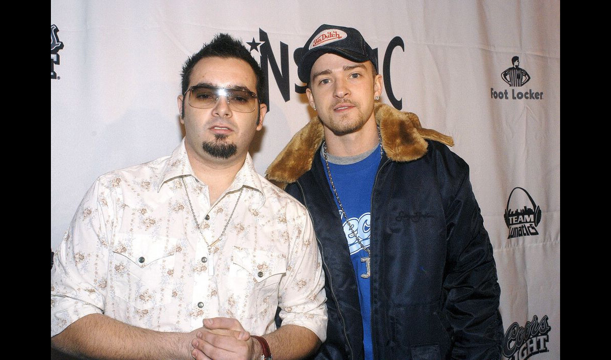 Photo : Chris Kirkpatrick et Justin Timberlake à New York, le 25 ...