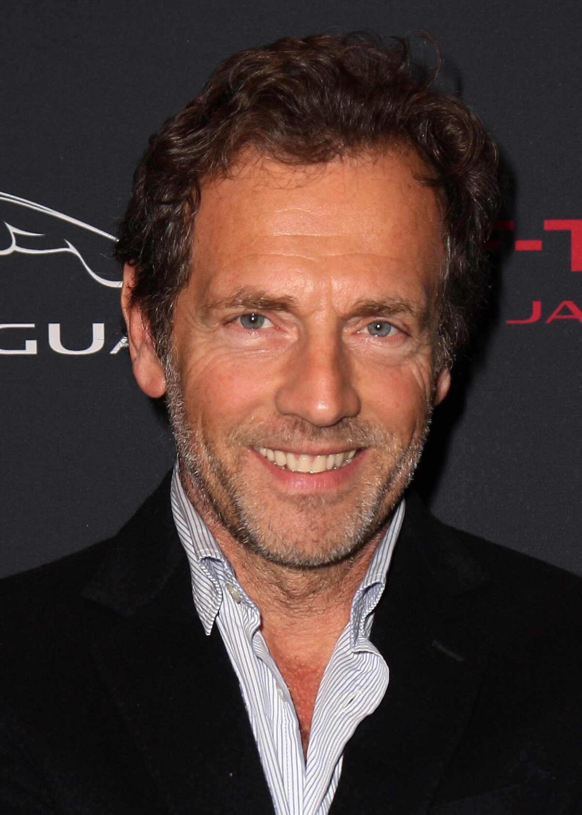 Photo : Stéphane Freiss pose pour le lancement de la nouvelle jaguar F ...
