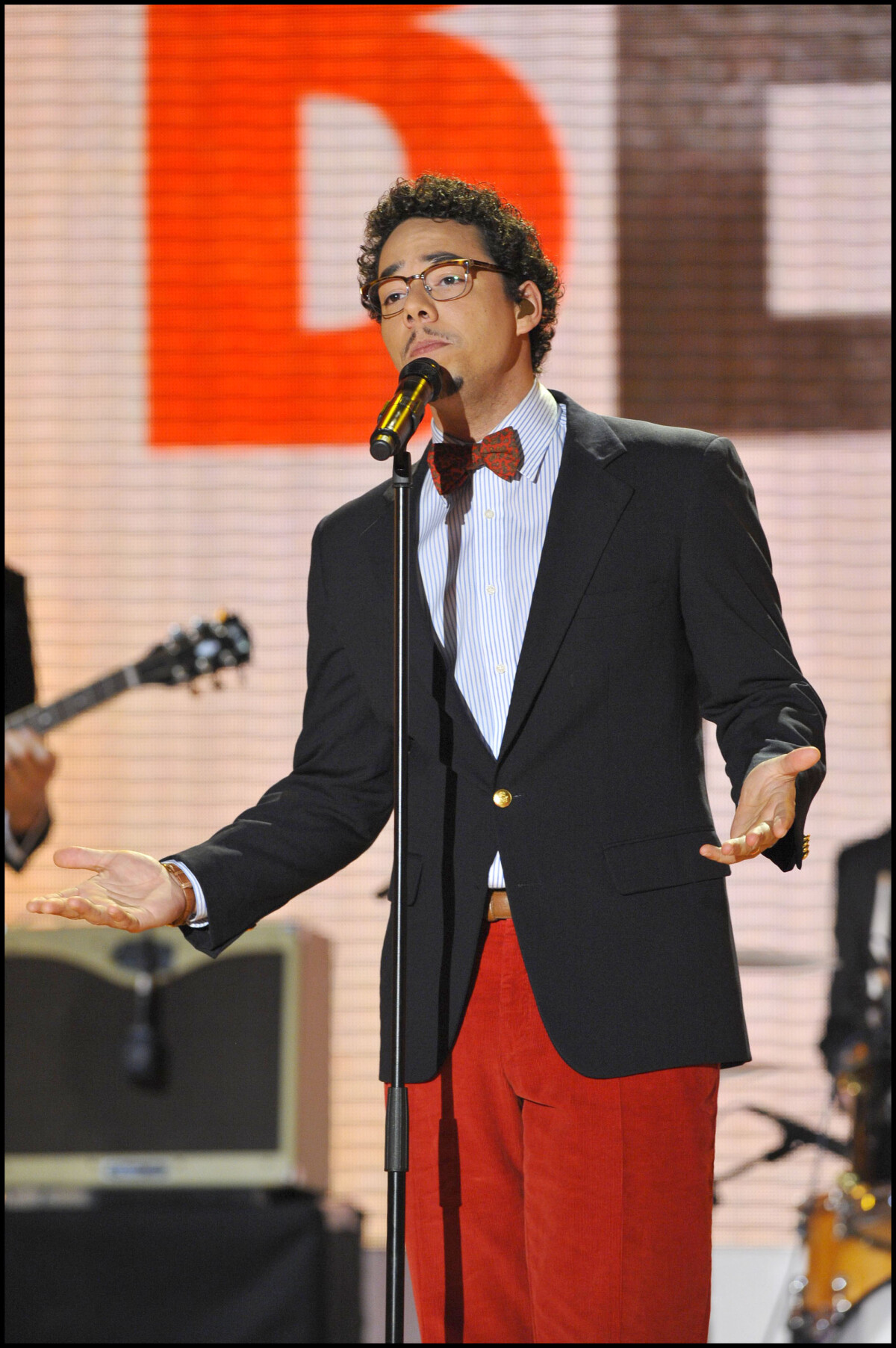 Photo : Ben l'Oncle Soul lors de l'enregistrement de "Vivement Dimanche ...