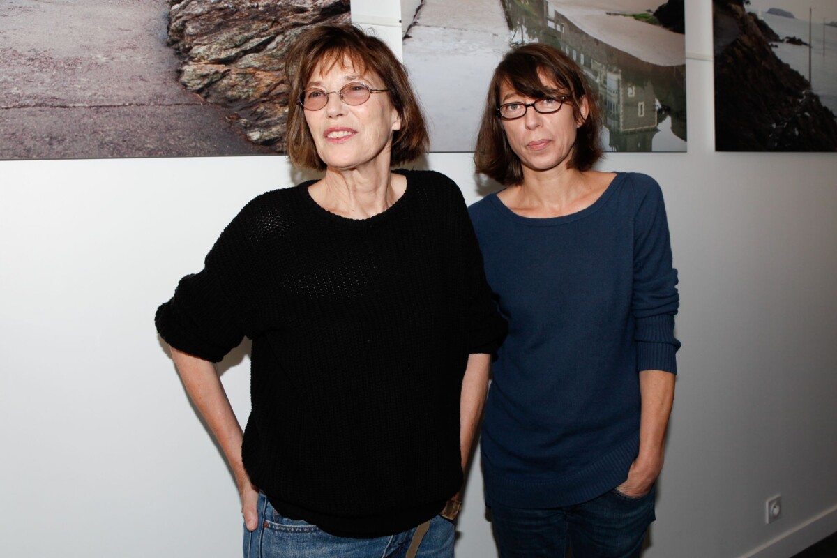Photo : Jane Birkin et Kate Barry à Dinard, le 12 décembre 2013 ...