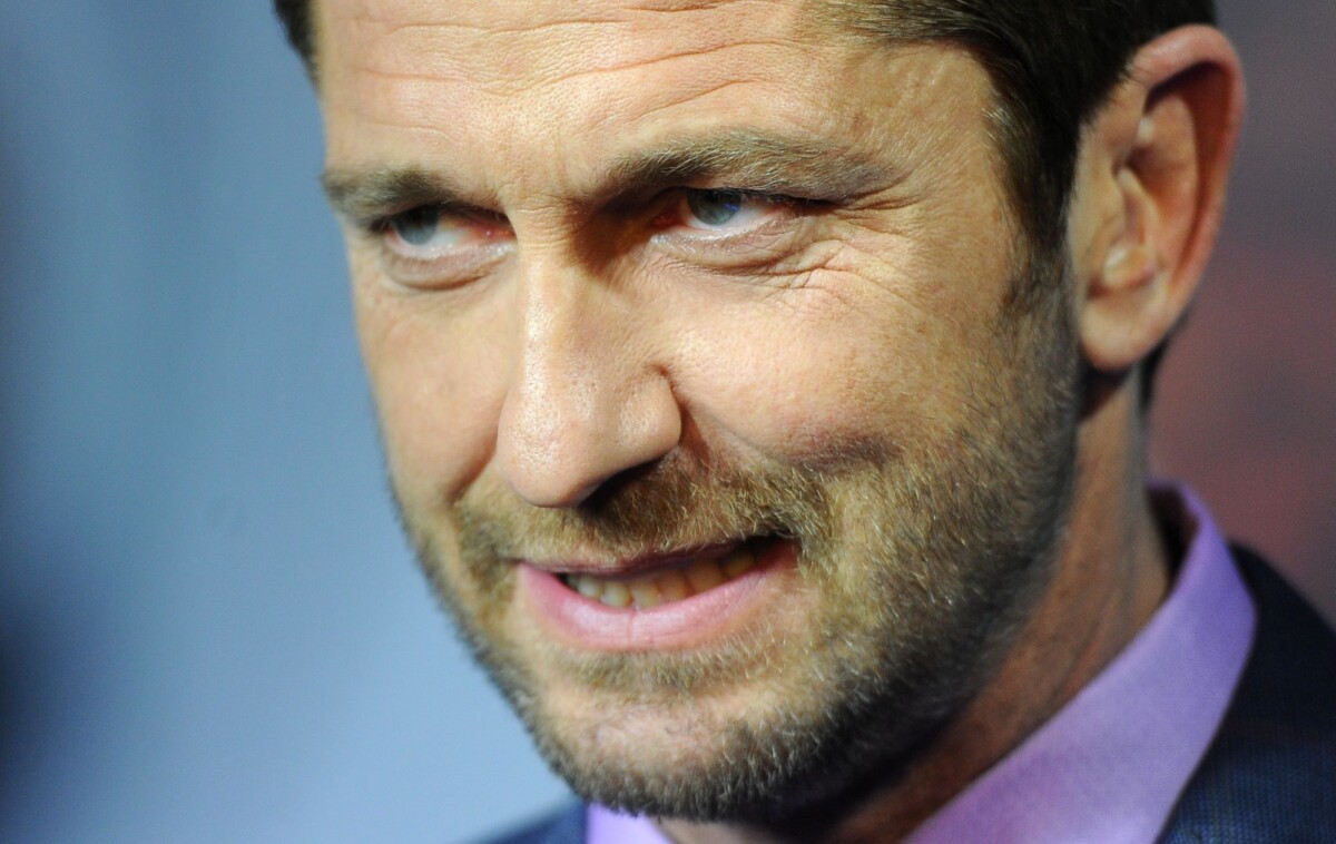 Photo : Gerard Butler à Moscou, le 28 mars 2013. - Purepeople