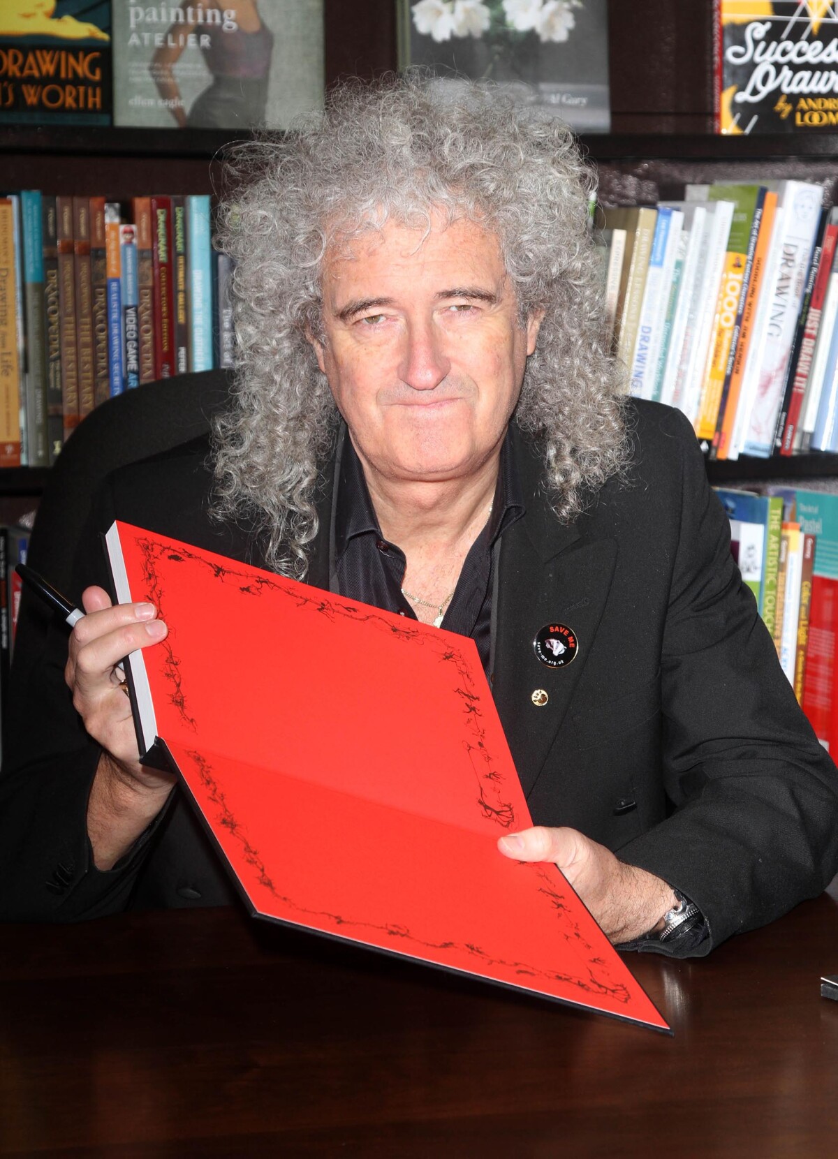 Photo : Brian May à New York le 21 octobre 2013. - Purepeople