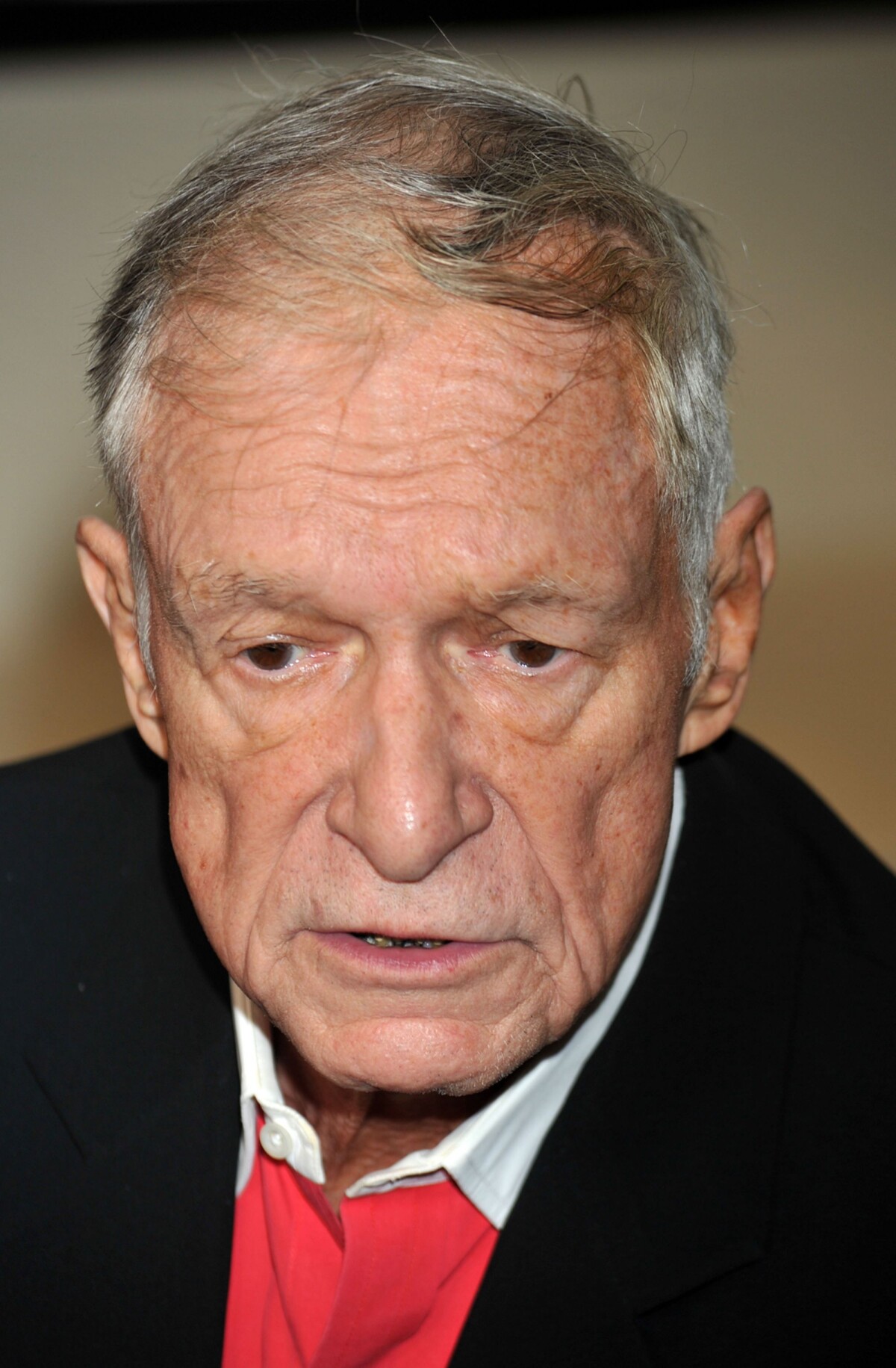 Photo : Hugh Hefner à Beverly Hills, in Los Angeles, le 7 août 2012 ...