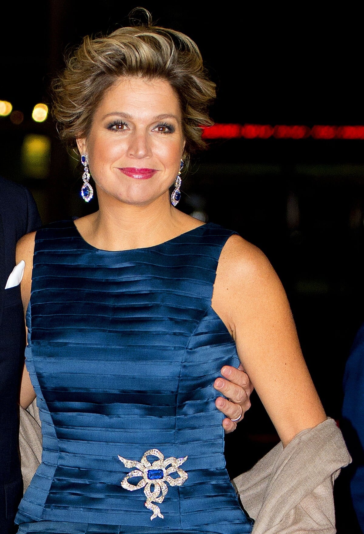 Photo : La reine Maxima, très lookée pour l'hommage à Beatrix. La ...