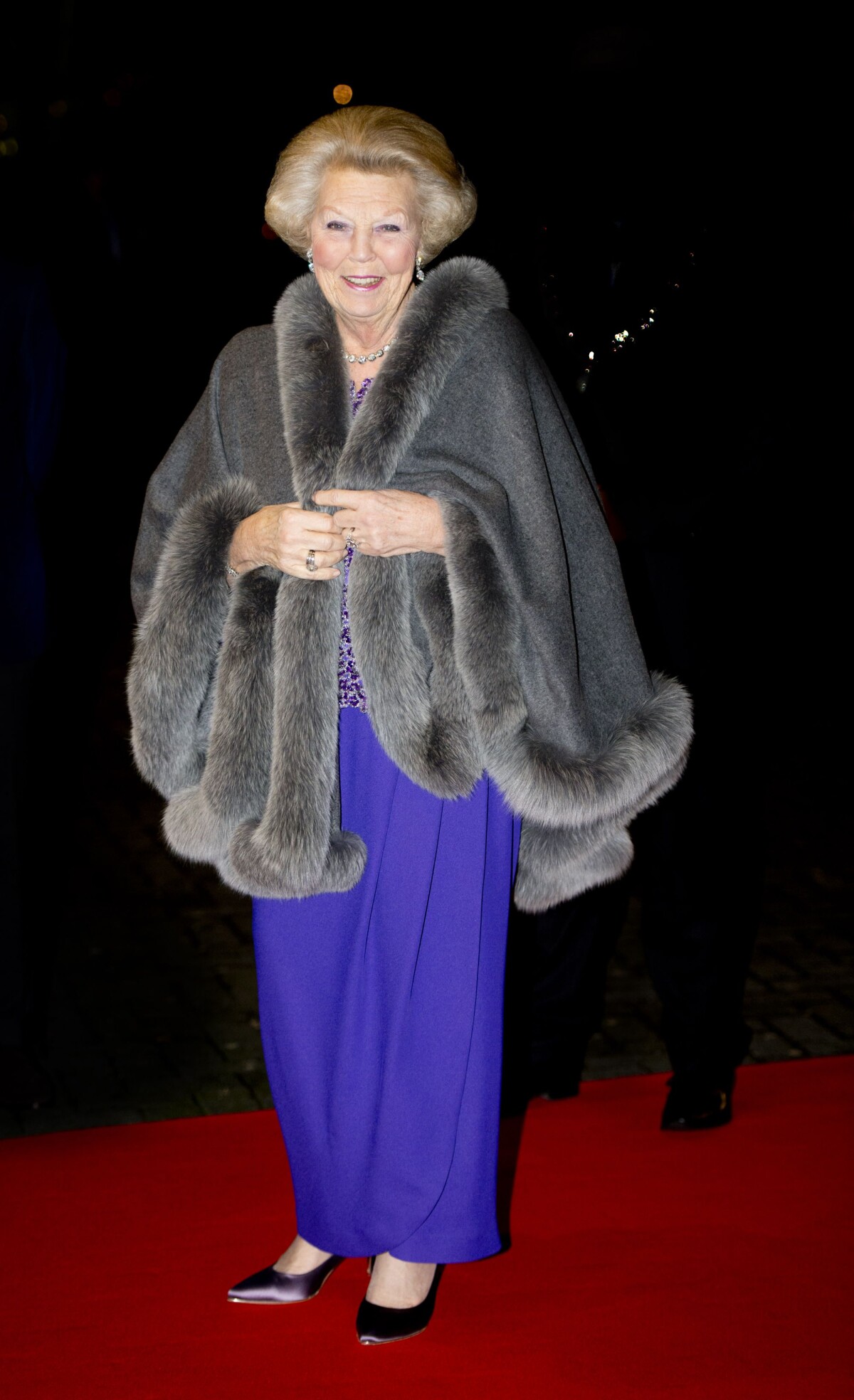 Photo : Beatrix des Pays-Bas recevait le 1er février 2014 au Ahoy de ...