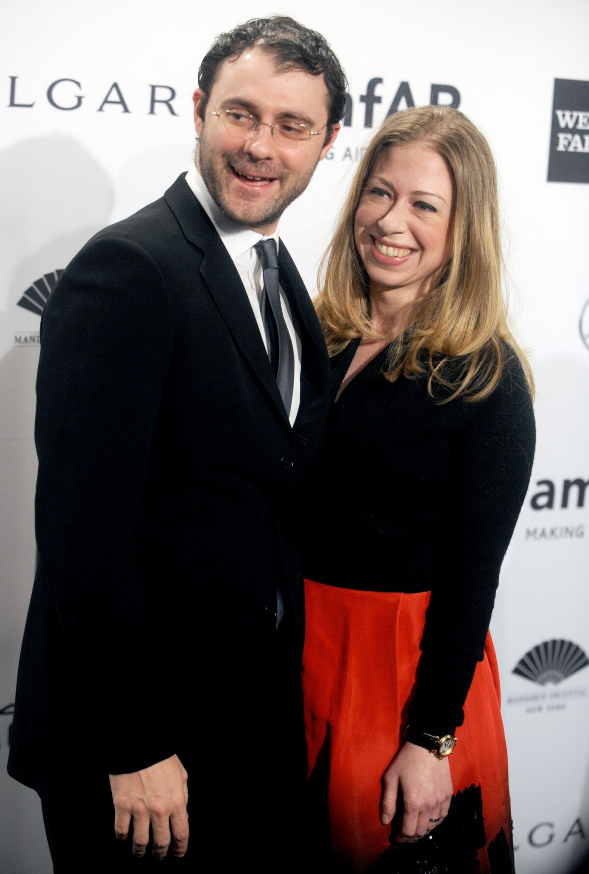 Photo : Chelsea Clinton et son époux Marc Mezvinsky au gala de l'amfAR ...