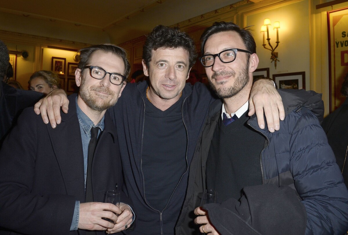 Photo : Matthieu Delaporte, Patrick Bruel et Alexandre de La Patellière ...