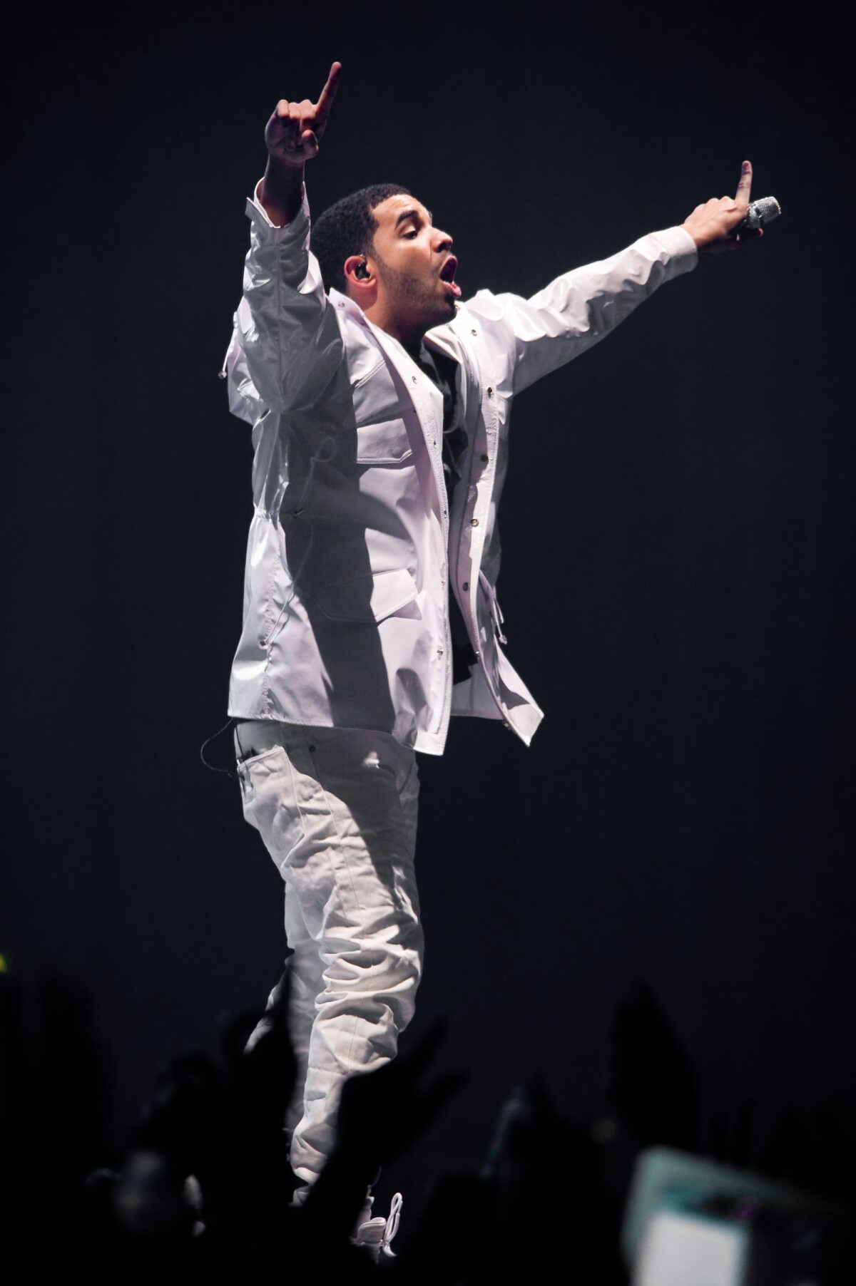 Photo : Drake en concert à Bercy, le 24 février 2014. - Purepeople