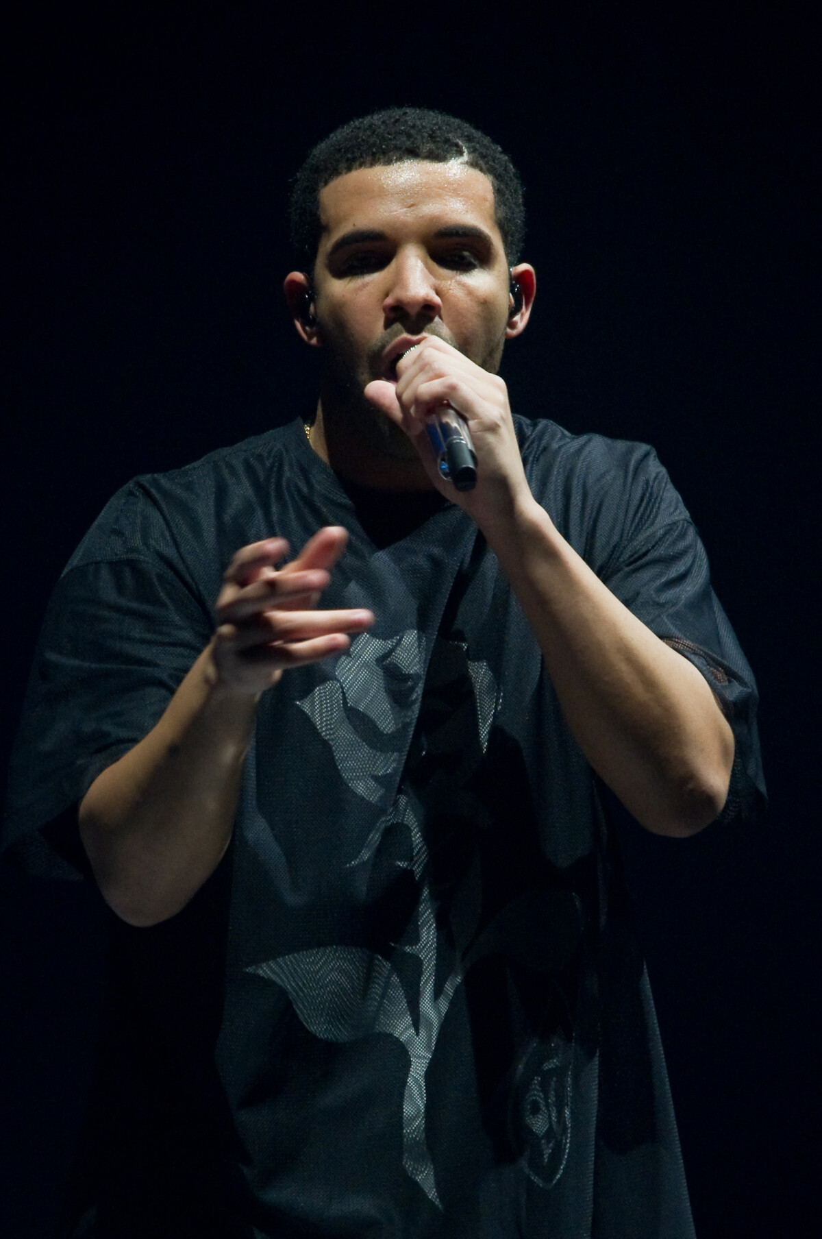 Photo : Drake en concert au Palais Omnisports de Paris-Bercy. Paris, le ...