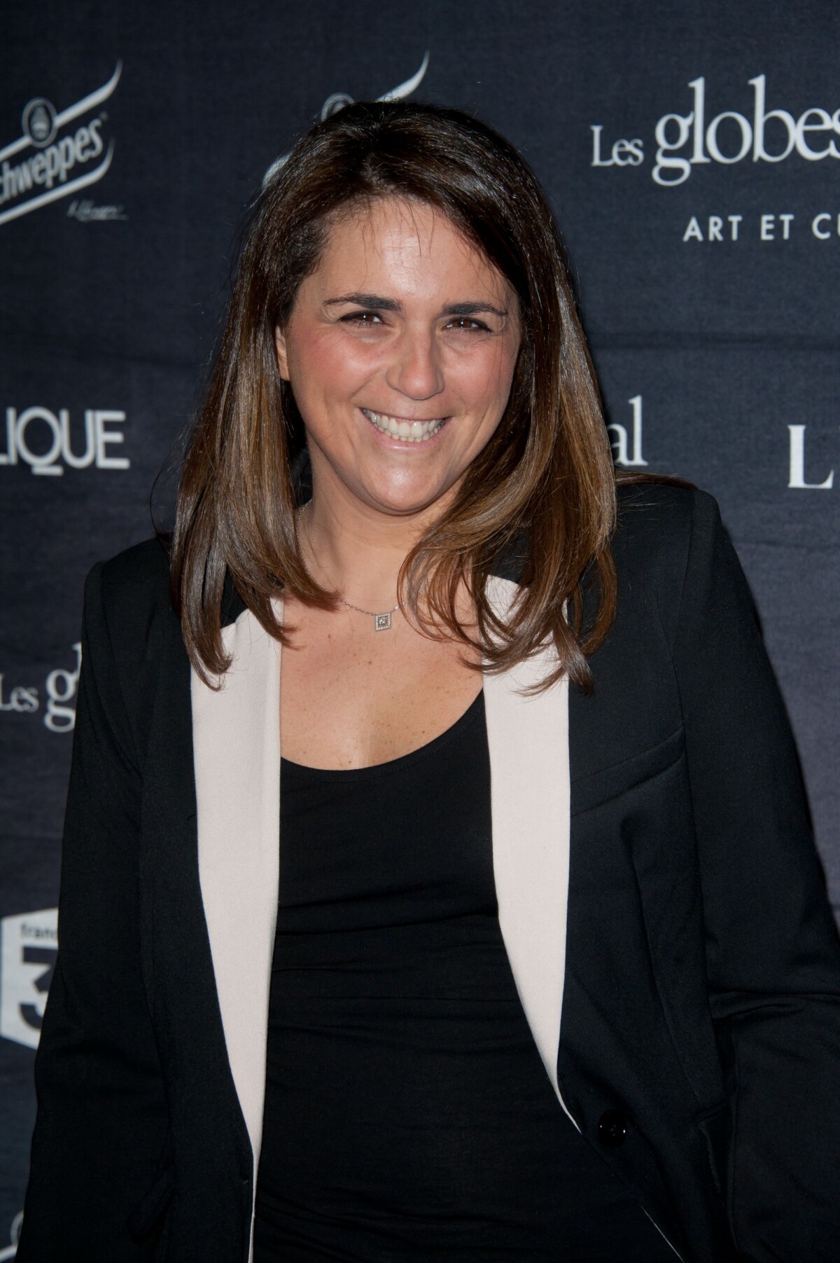 Photo : Valerie Benaim aux Globes de Cristal au Lido à Paris, le 7 ...
