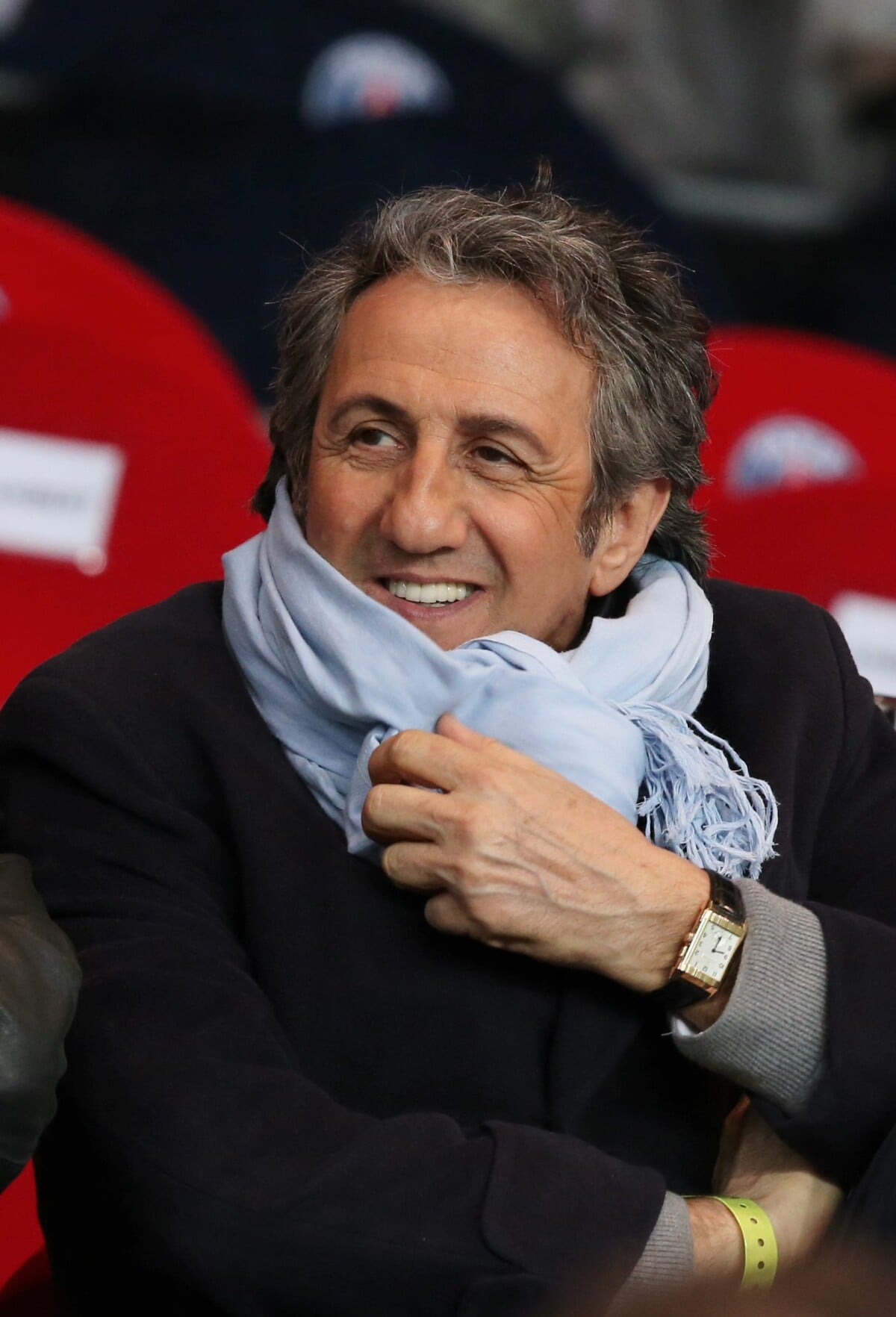 Photo : Richard Anconina lors du match entre le Paris Saint-Germain et ...