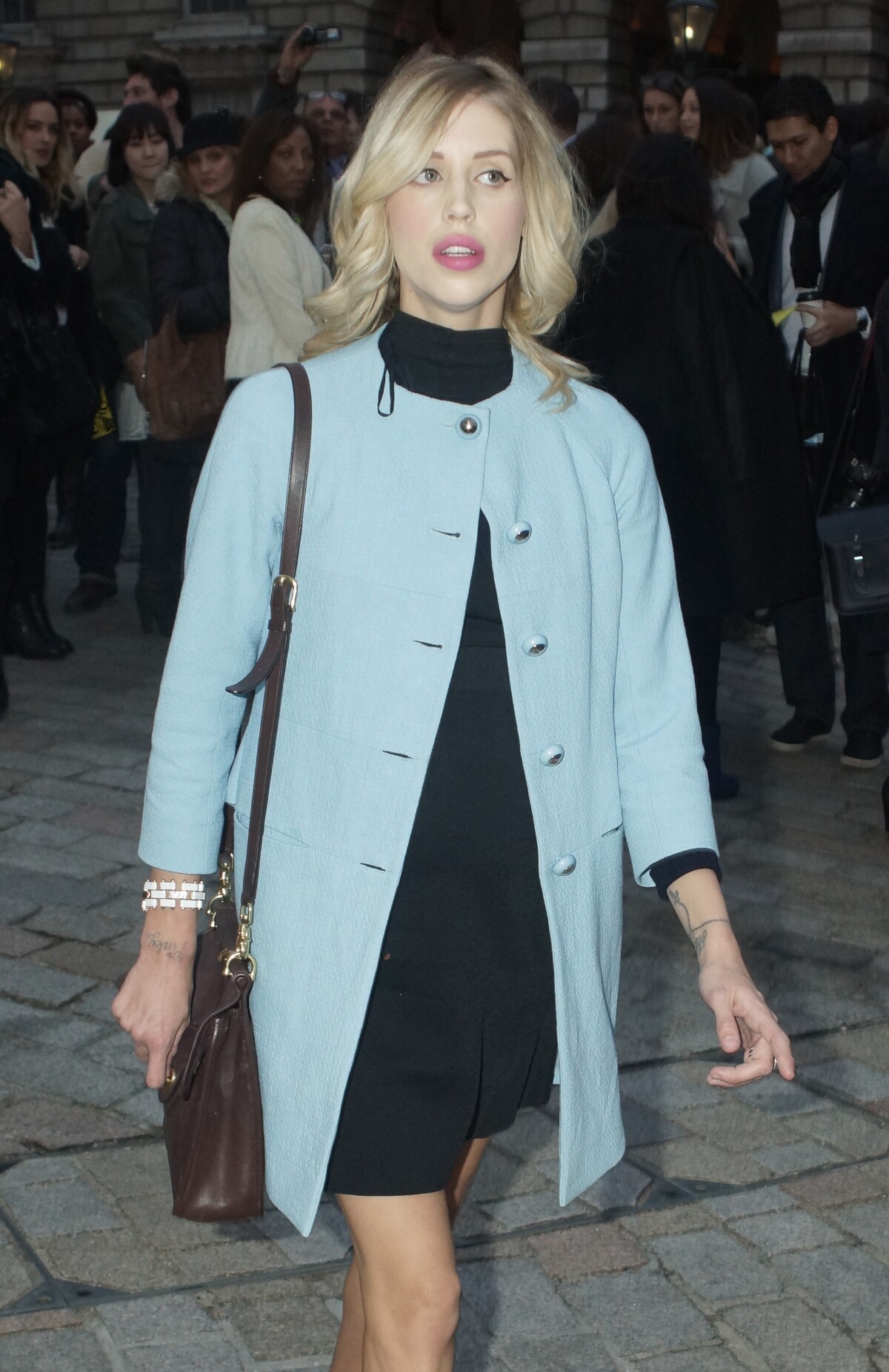 Photo : Peaches Geldof (enceinte) se rend au défilé KTZ à Londres, le ...