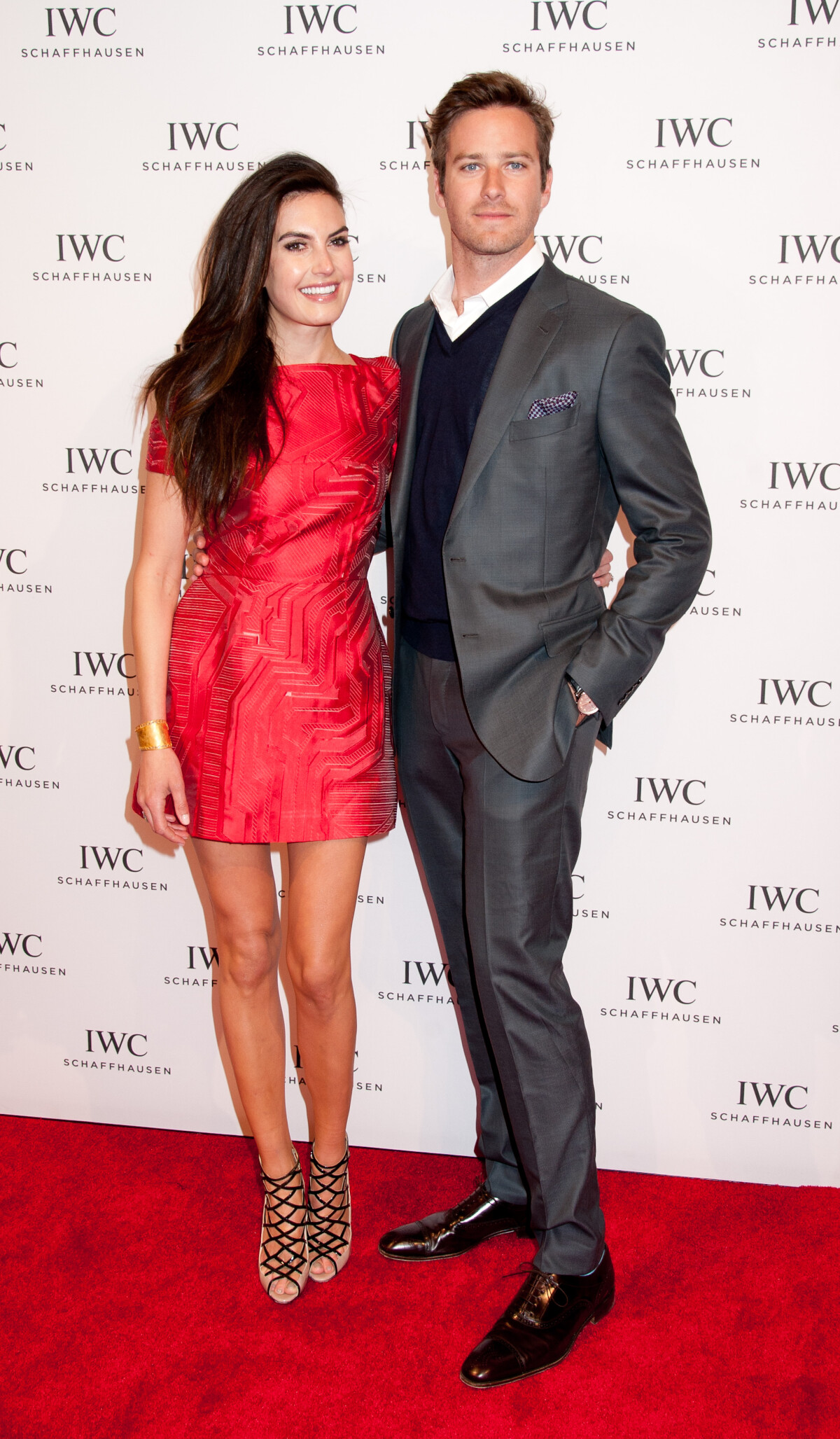Photo : Armie Hammer et sa femme à New York le 17 avril 2014. - Purepeople