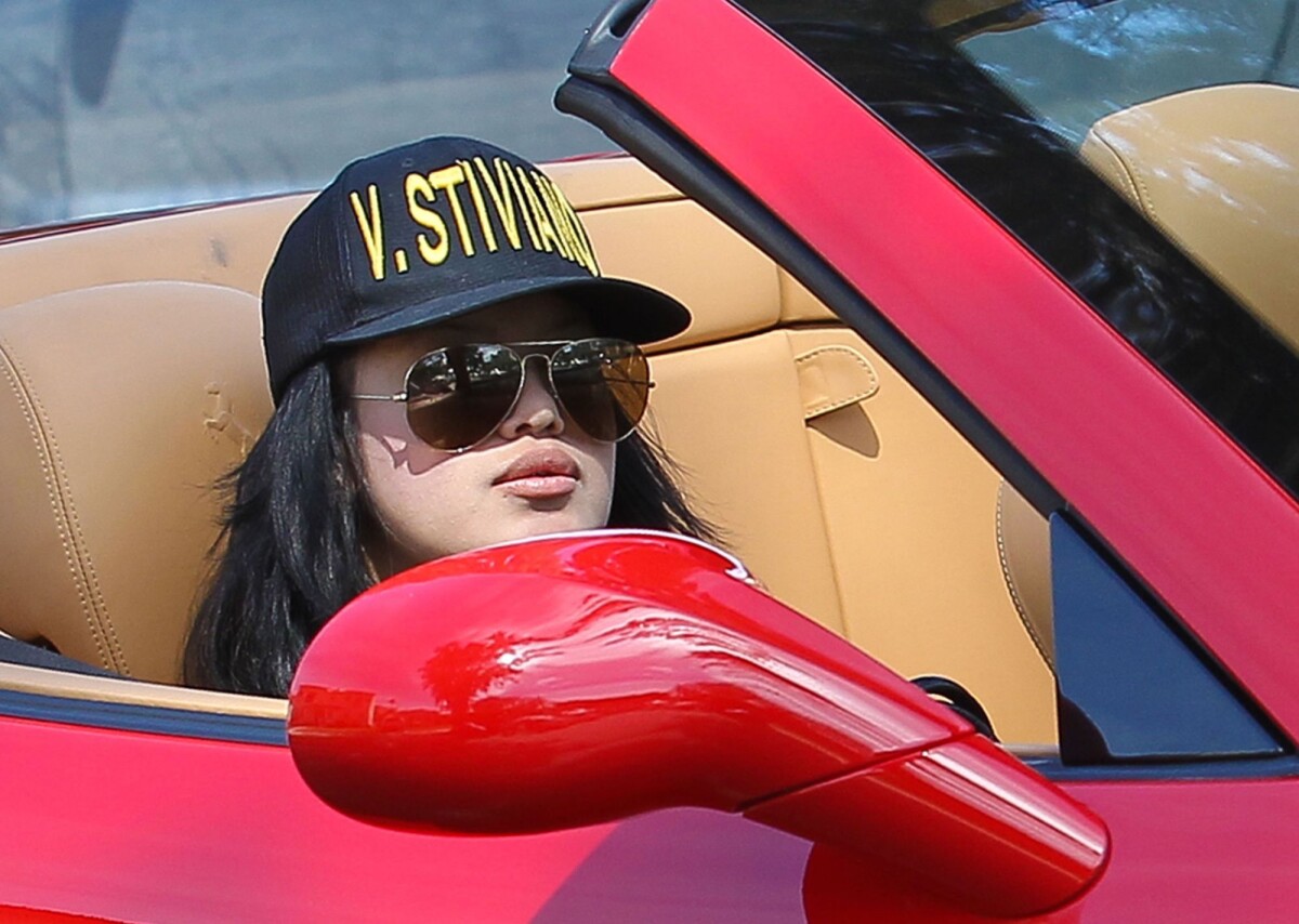 Photo : V. Stiviano dans les rues de Beverly Hills, le 1er mai 2014 ...
