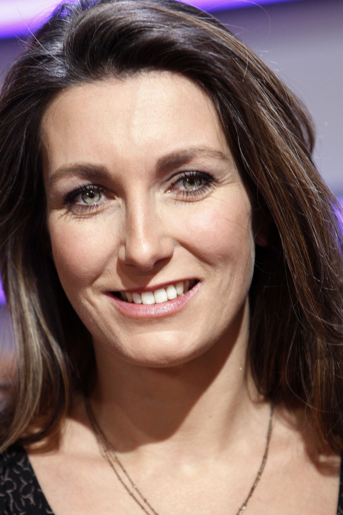 Photo : Anne-Claire Coudray en 2012. - Purepeople