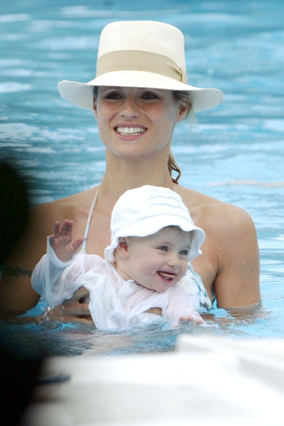 Photo : PMichelle Hunziker avec sa fille Sole lors de ses vacances à ...