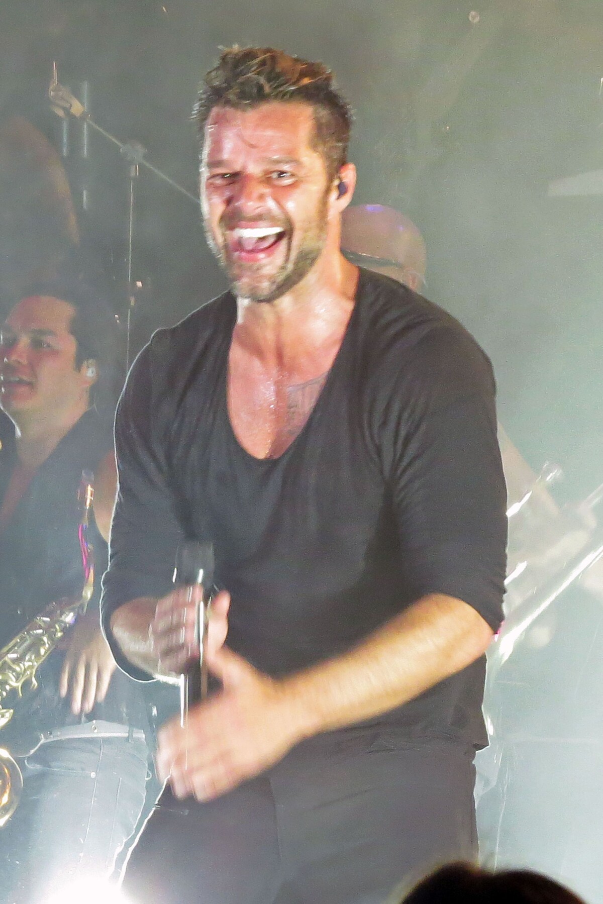 Photo : Ricky Martin en concert à Marbella, le 25 juillet 2014 - Purepeople