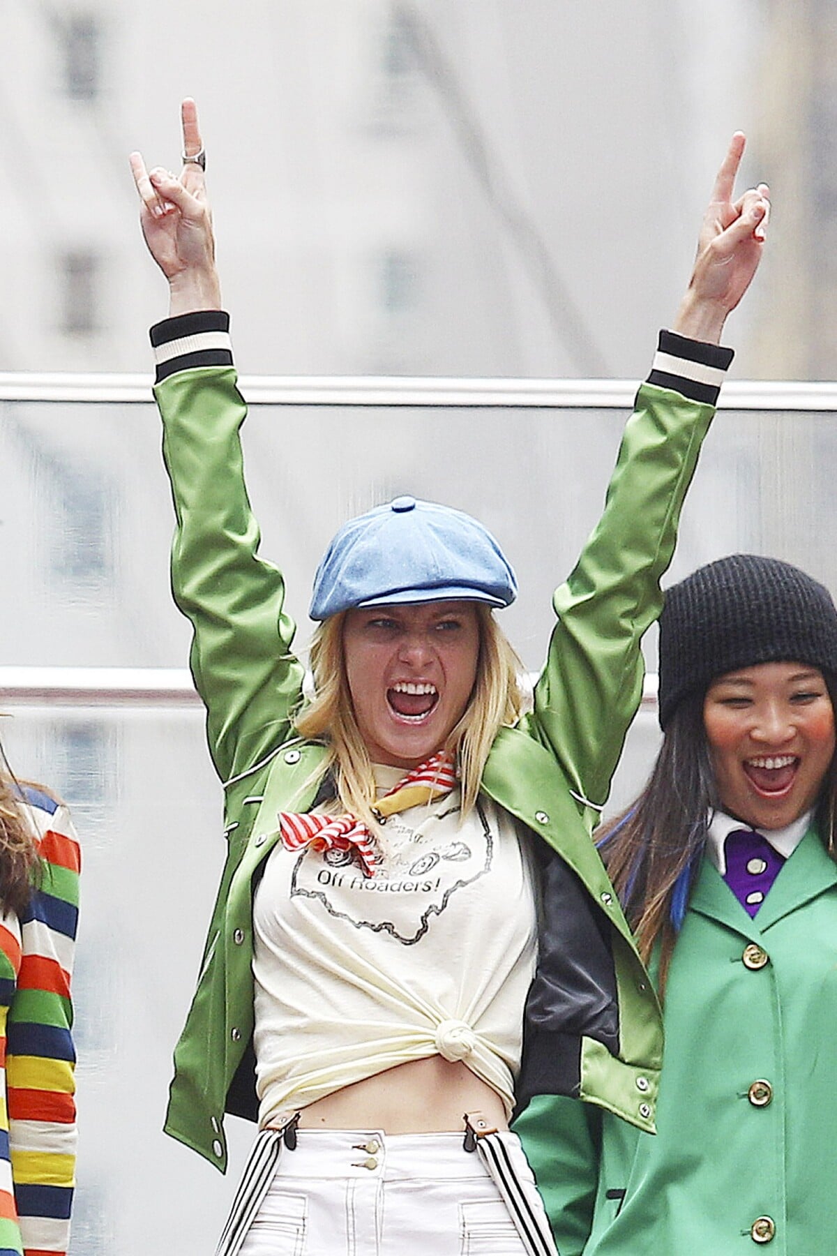 Photo : Heather Morris sur le tournage de Glee à New York, le 25 avril ...