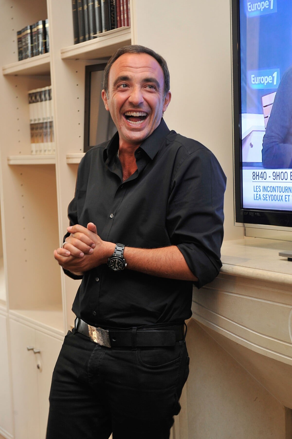 Photo : Exclusif - Nikos Aliagas présente son exposition photos dans ...