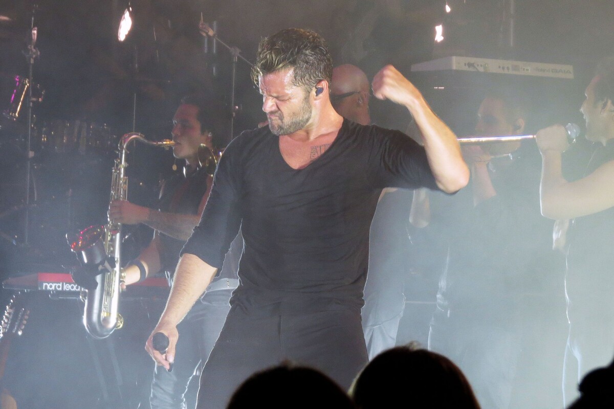 Photo : Ricky Martin en concert à Marbella, le 25 juillet 2014 - Purepeople
