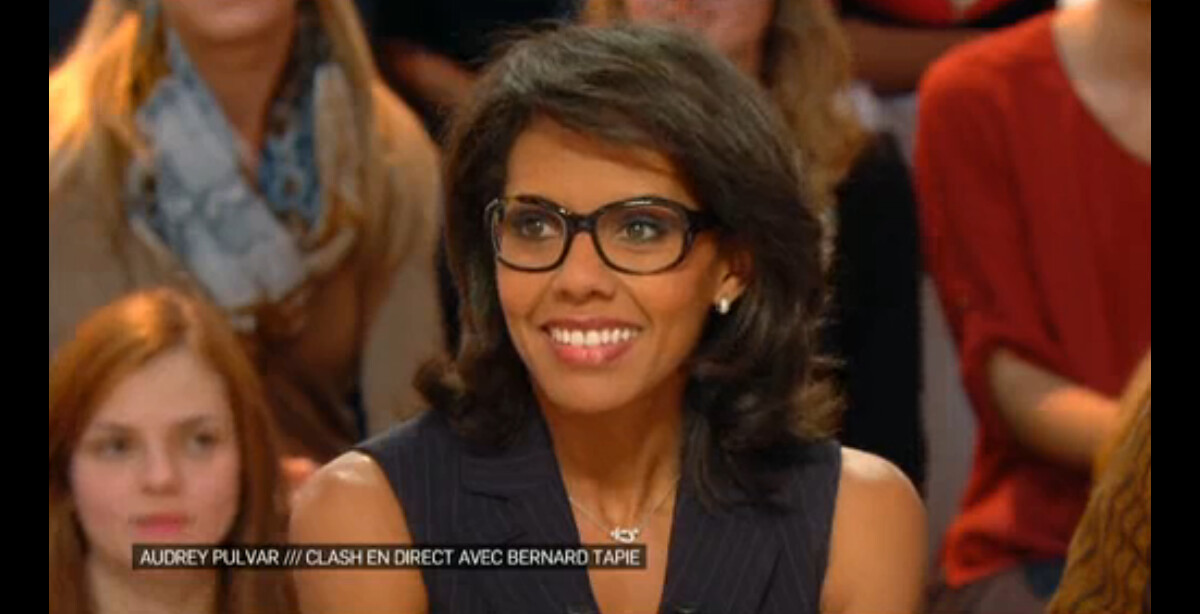 Photo : Audrey Pulvar dans "La nouvelle édition" sur Canal+, le 27 ...