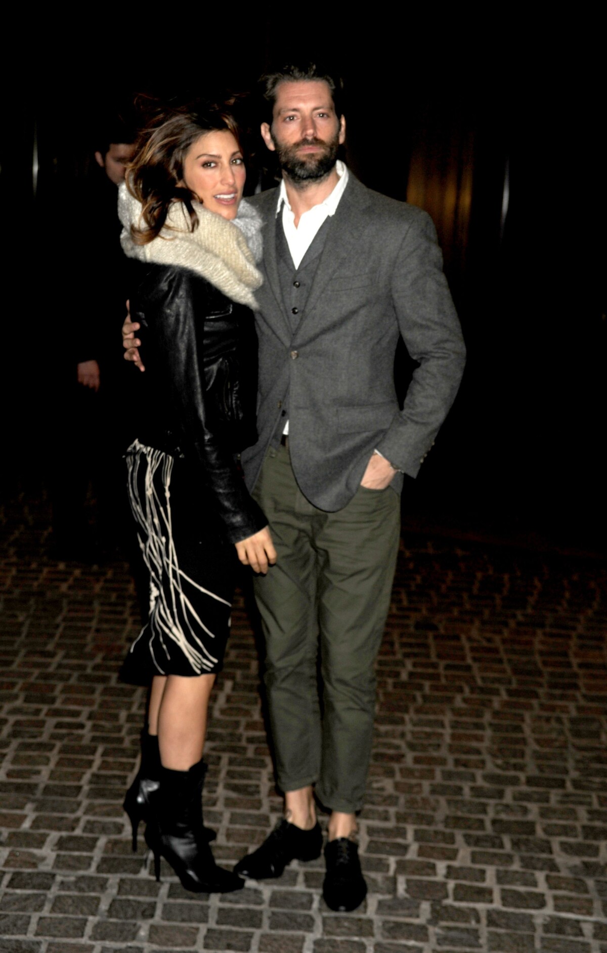 Photo : Jennifer Esposito et Louis Dowler à New York, le 11 mars 2013 ...