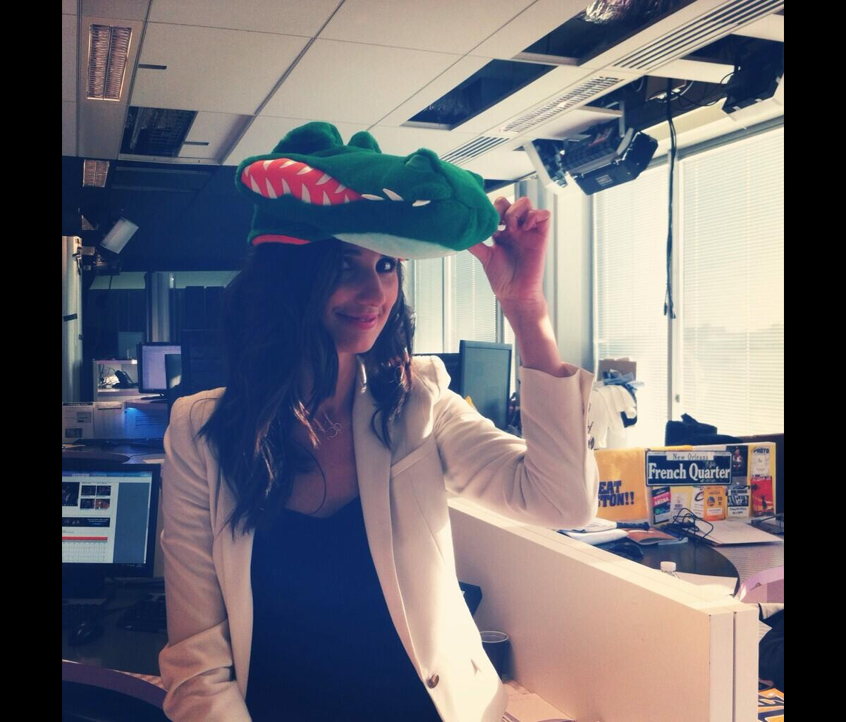 Photo : Marie Portolano - Photo issue de son compte Twitter, le 16 ...