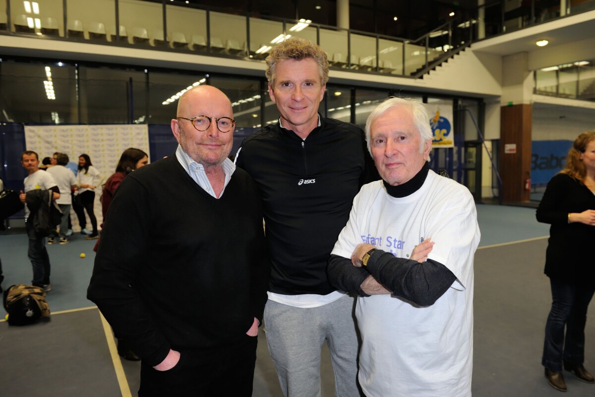 Photo : Denis Brogniart et Roger Zabel lors de la journée Sourire ...