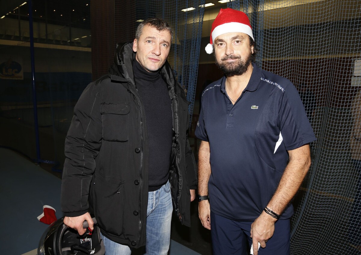 Photo : Maxime et Henri Leconte lors de la journée Sourire Gagnant ...